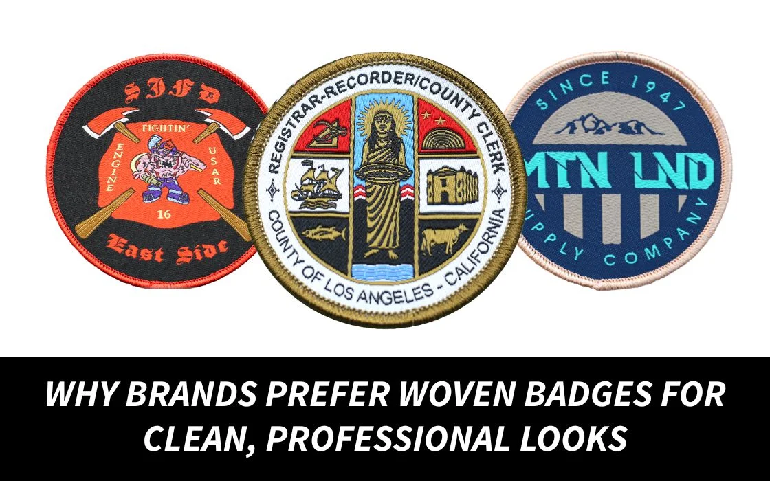 Why Brands Prefer Woven Badges for a Professional Look