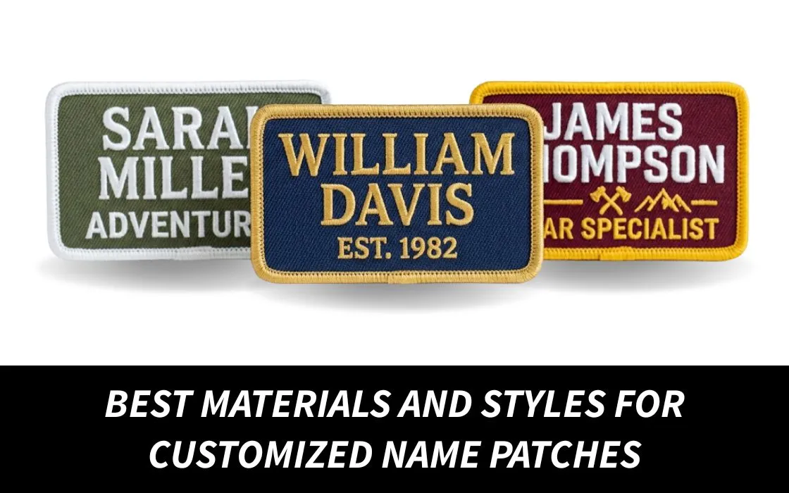 Choosing the Right Customized Name Patches Made Easy