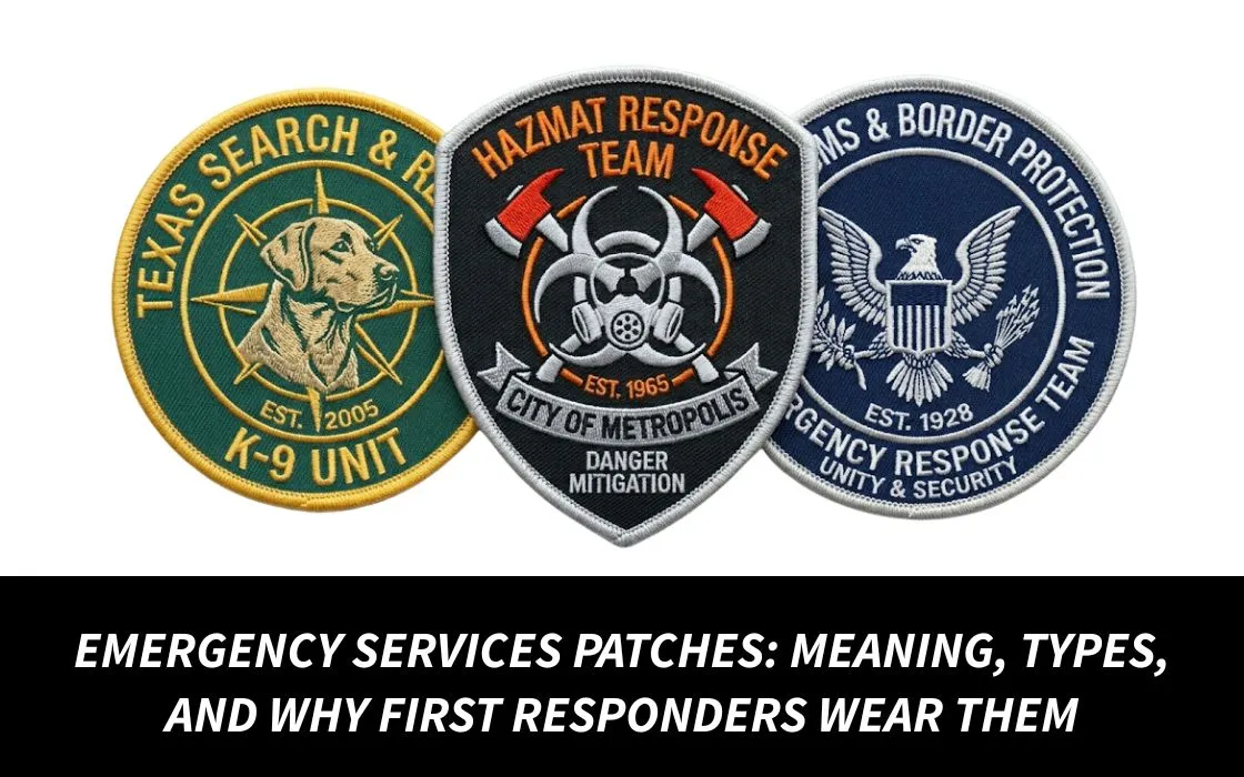 Emergency Services Patches: Meaning, Types & Why First Responders Wear Them