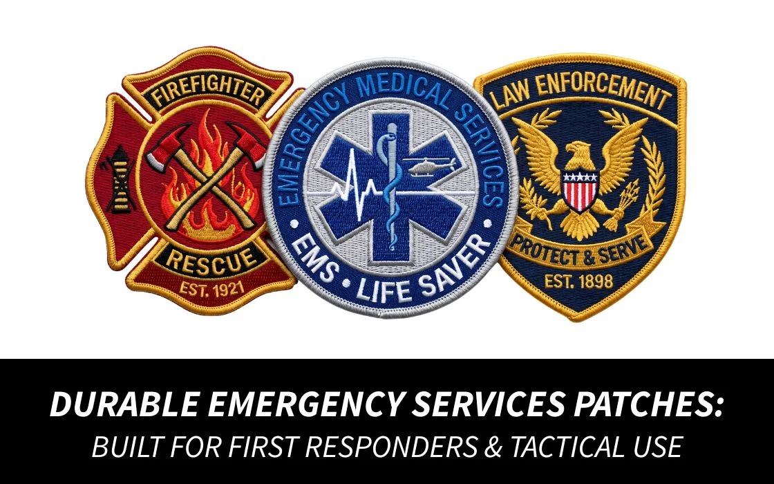 Custom Emergency Patches for Tactical & First Responder Use
